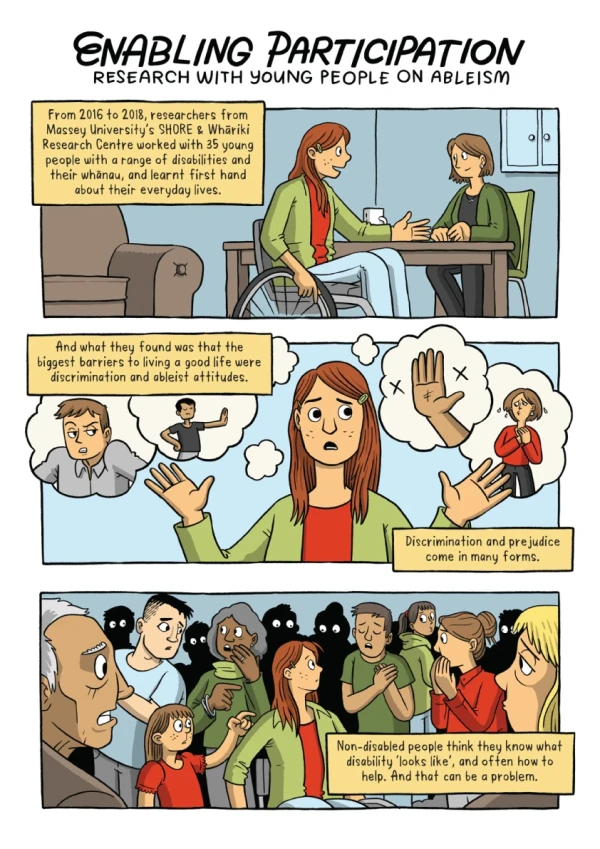 Cartoon challenges “ableist” attitudes towards disabled young people